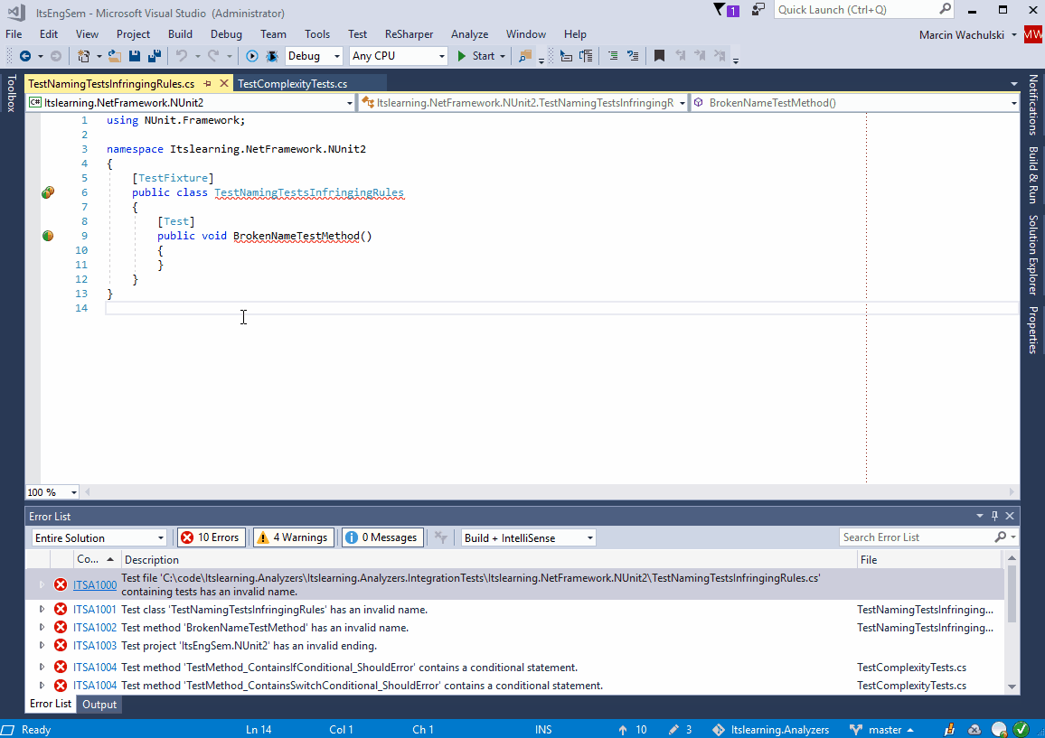 Itslearning Roslyn Analyzers For CSharp Visual Studio Marketplace
